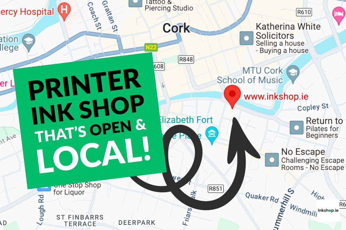 Printer ink shop in Cork opening hours