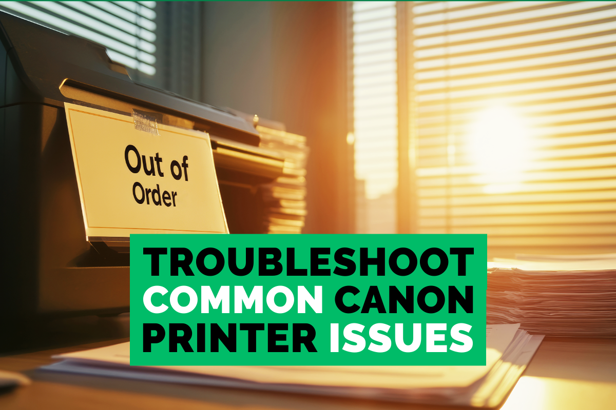 Troubleshooting common Canon printer issues Troubleshooting common Canon printer issues